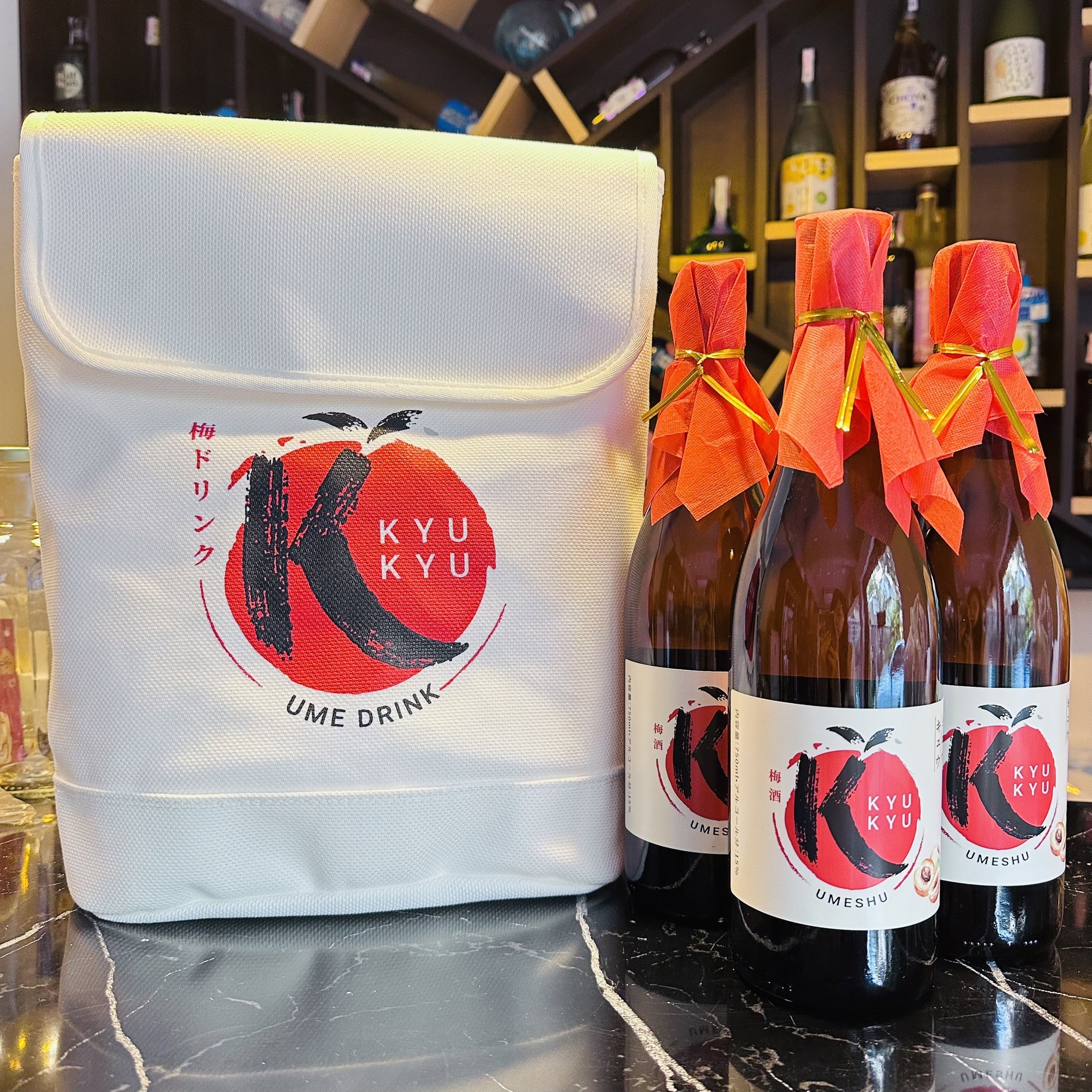 KYU KYU UMESHU SPECIAL PACK (750 ML 3 BOTTLES WITH BAG) - Umeshuthai 梅酒 ...