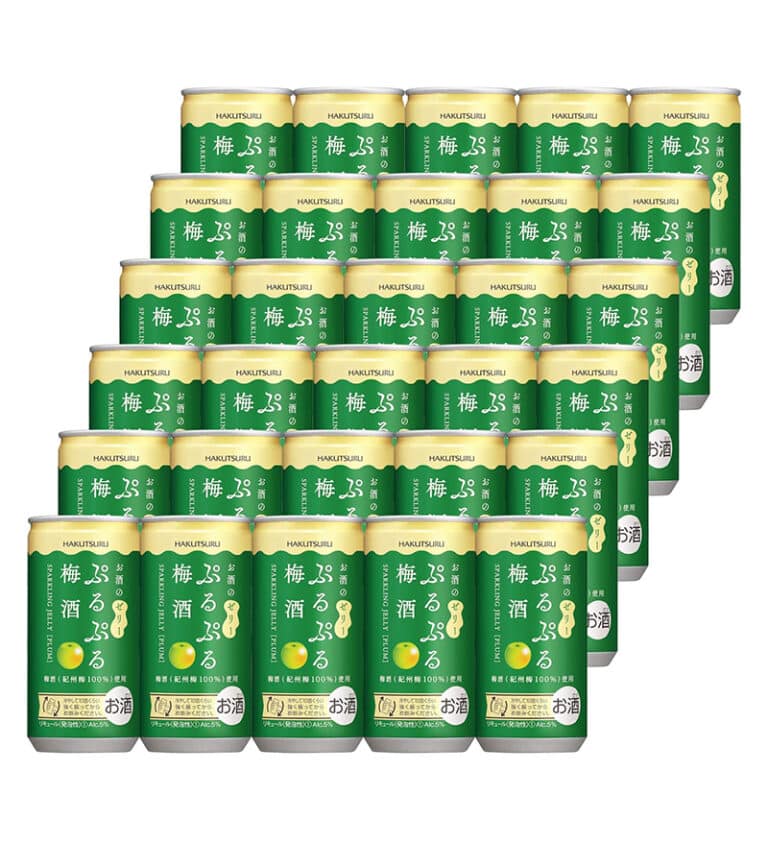 PURUPURU SPARKLING JELLY SAKE UMESHU 190 ML x 30 CANS - Umeshuthai 梅酒タイ ...