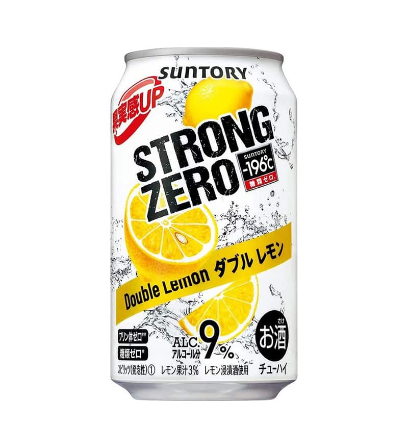 SUNTORY -196℃ STRONG ZERO DOUBLE LEMON 350 ML x 6 CANS - Umeshuthai 梅酒 ...
